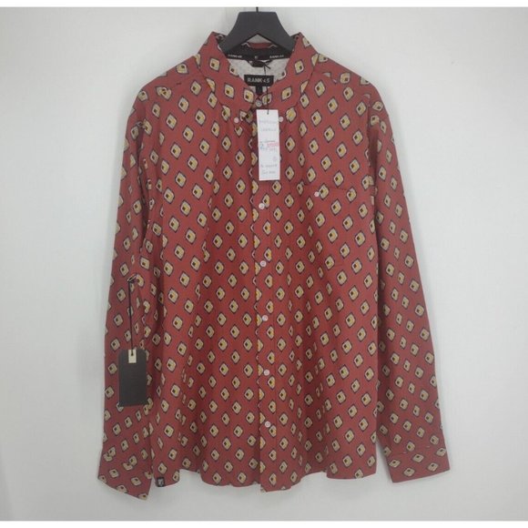 Rank 45 | Shirts | Nwt Rank 45 Caballo Sample Aztec Western Rodeo Red ...